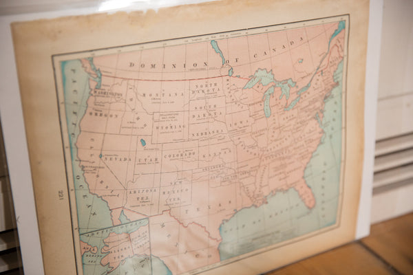 Cram's 1907 Map of USA