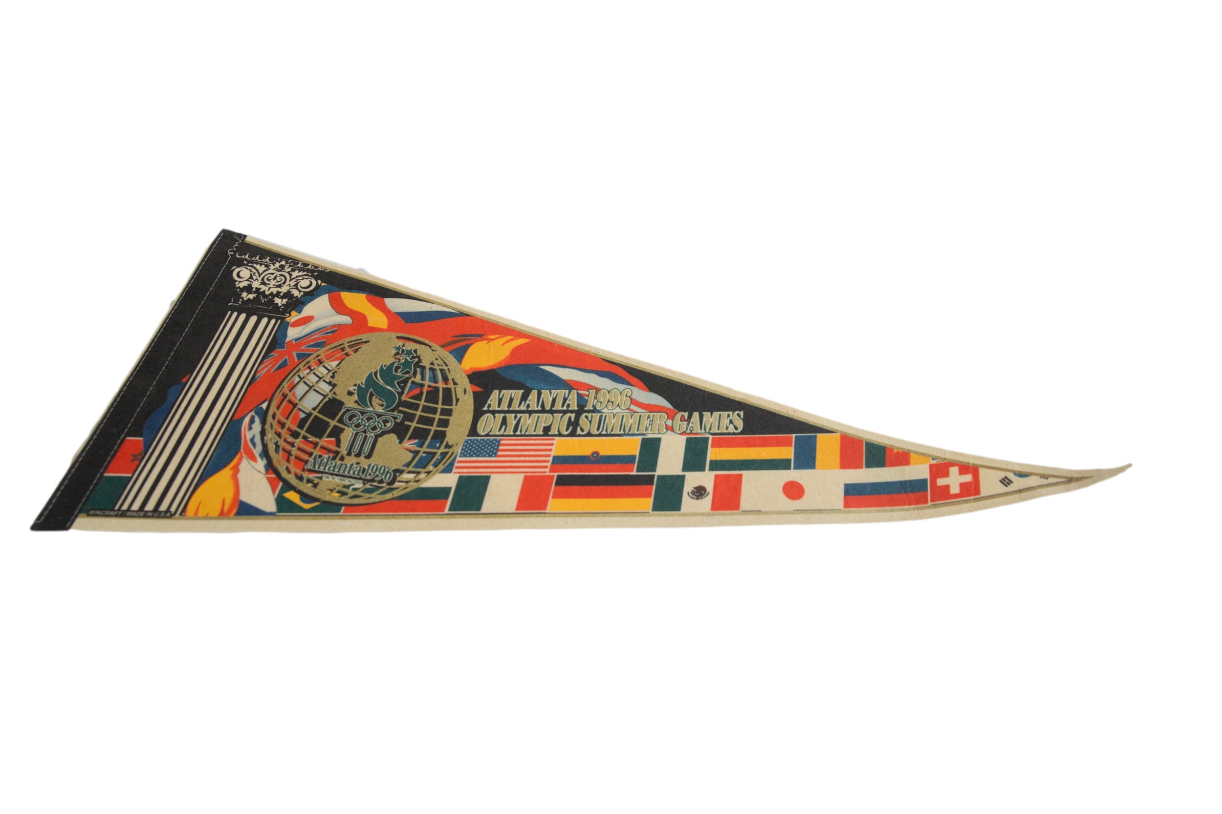 Atlanta 1996 Olympic games Felt Flag Pennant