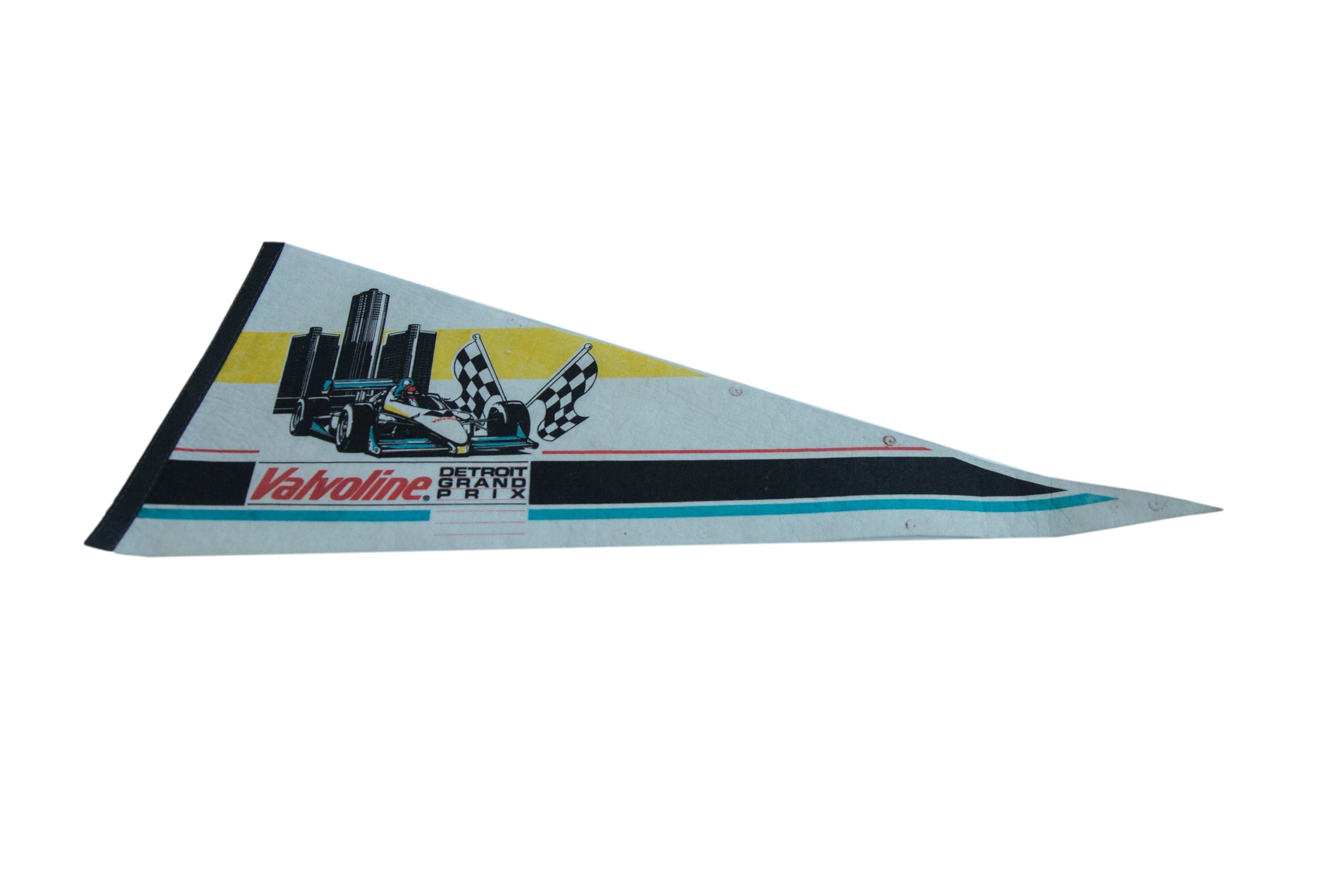 Valvoline Detroit Grand Pix Felt Flag Pennant