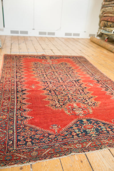 4x6 Antique Tomato Red Malayer Rug