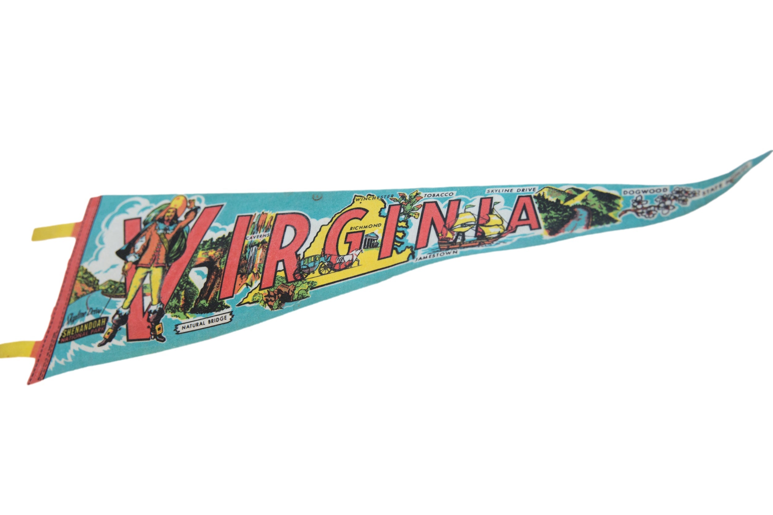 Virginia Felt Flag Pennant - 11319