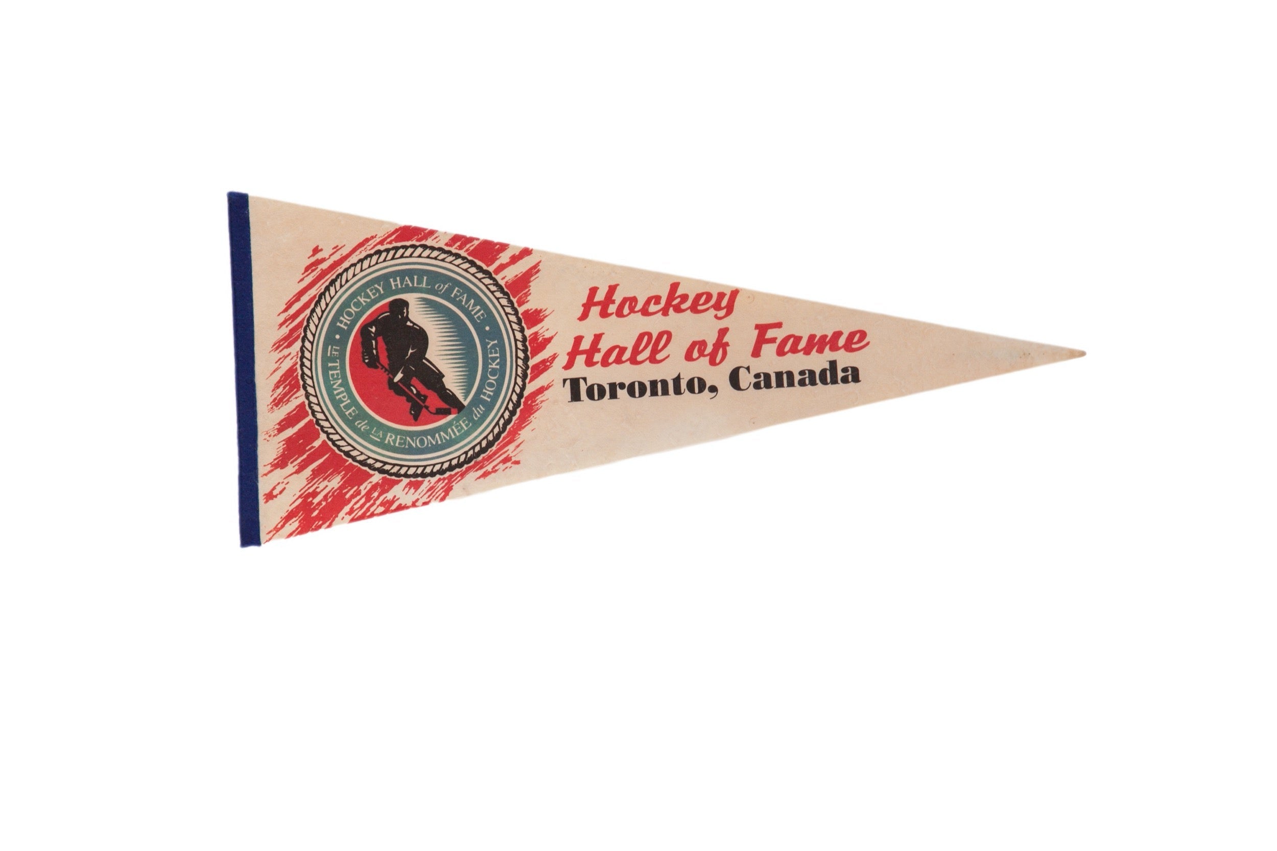 Hockey Hall of Fame Toronto Canada Felt Flag Pennant