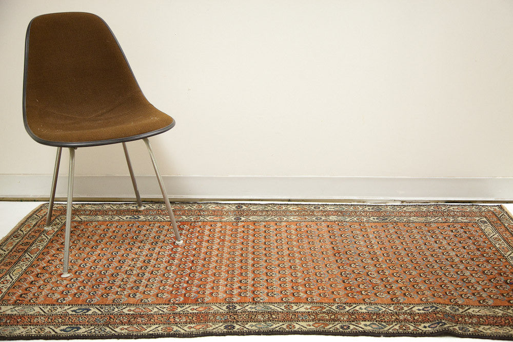 3x6 Rusty Red Vintage Area Rug