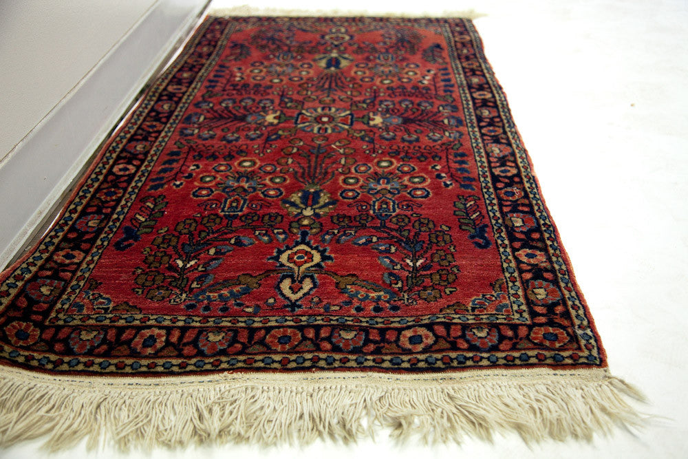 2x4 Red Vintage Rug