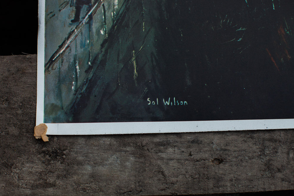 Sol Wilson City Street Lithograph