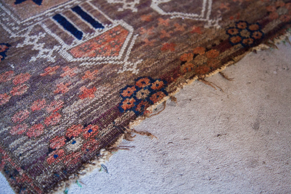 3x6 Nutty Brown Prayer Rug Runner