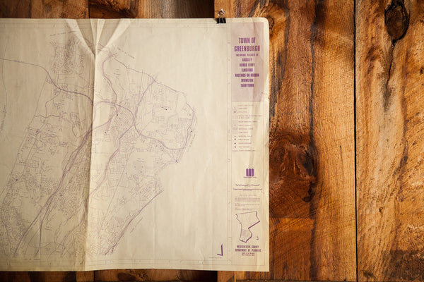 Vintage Greenburgh NY Map