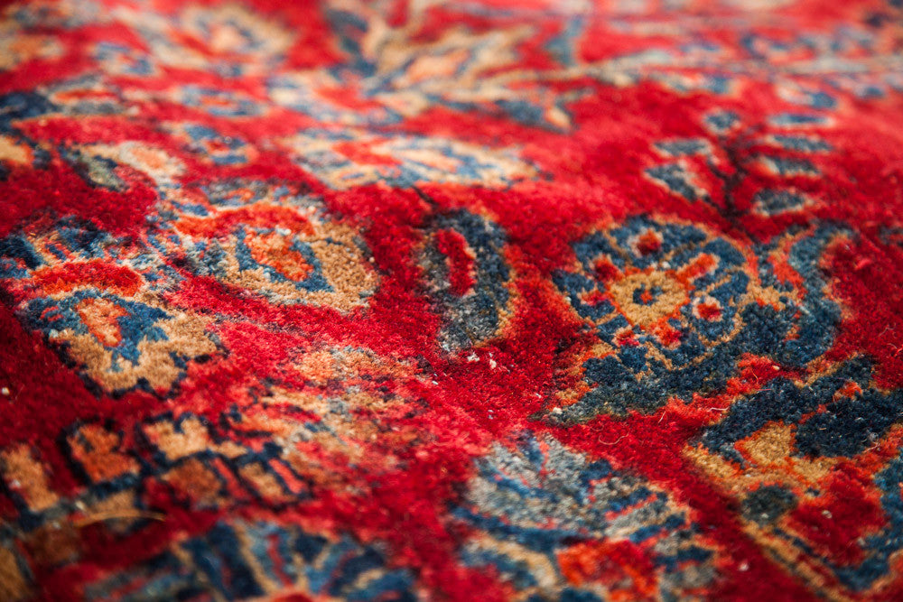 8x11 Stunning Vintage American Sarouk Rug