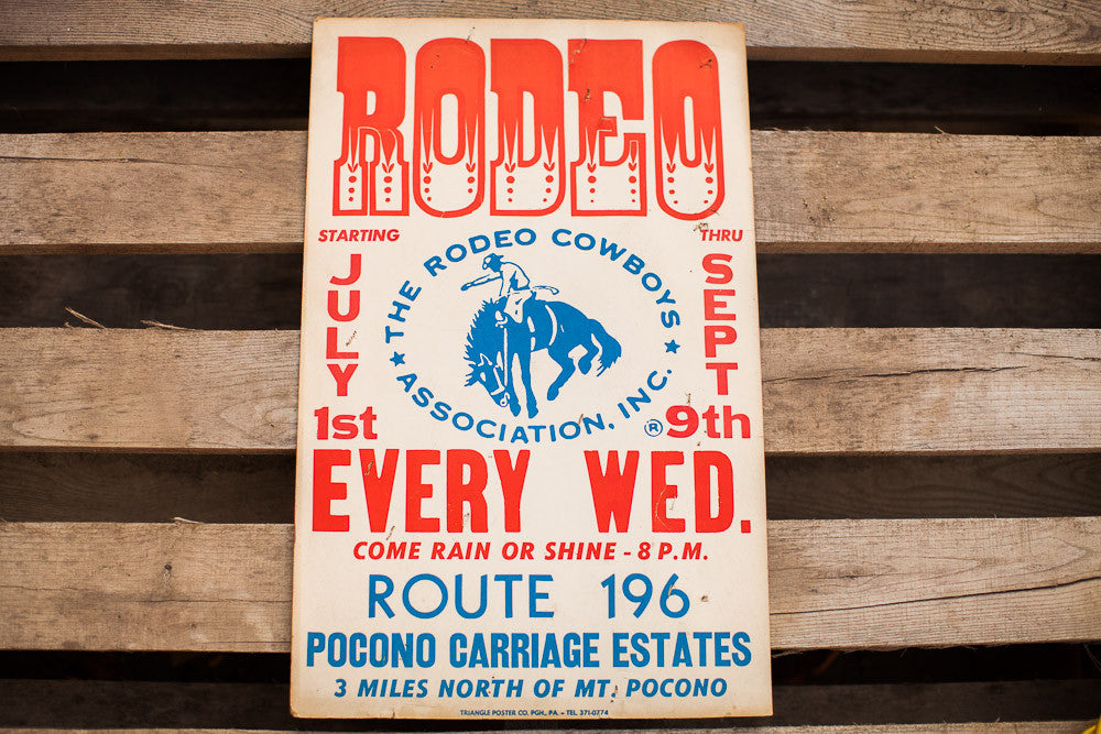 Mid Century Rodeo Poster