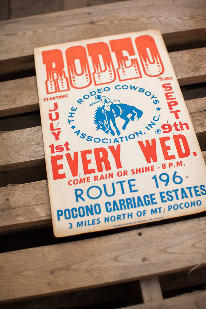 Mid Century Rodeo Poster