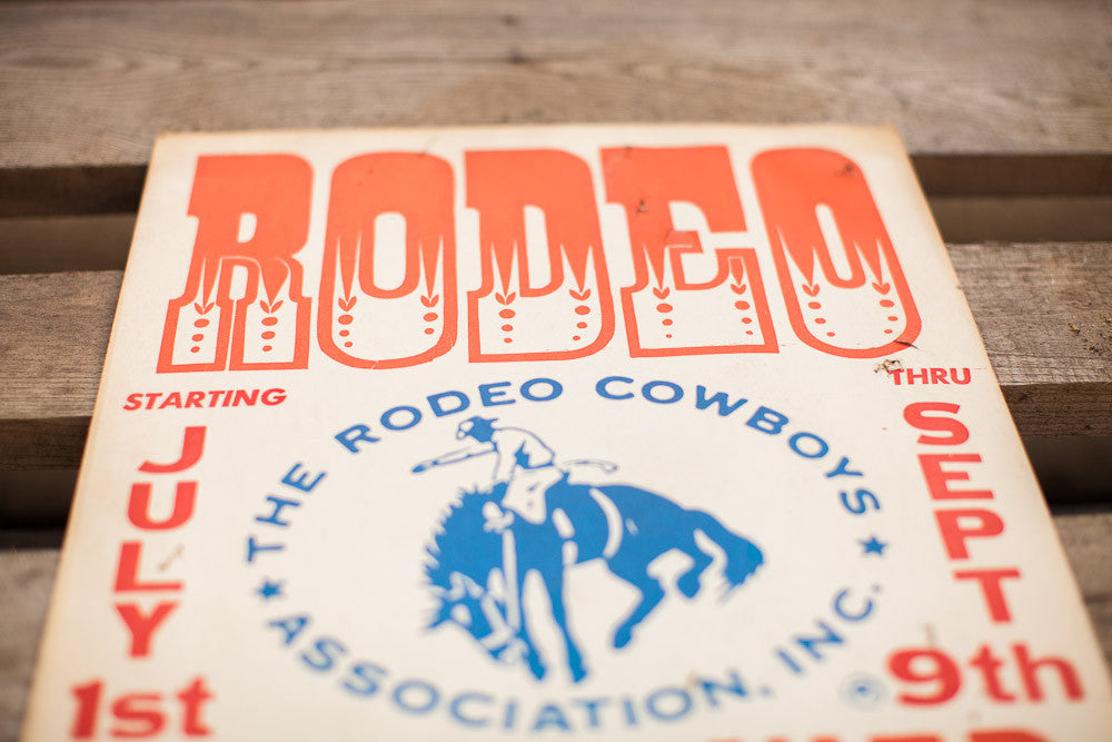 Mid Century Rodeo Poster