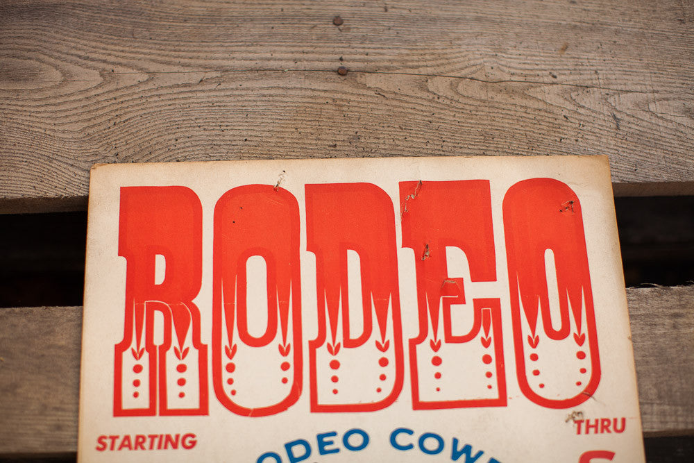 Mid Century Rodeo Poster