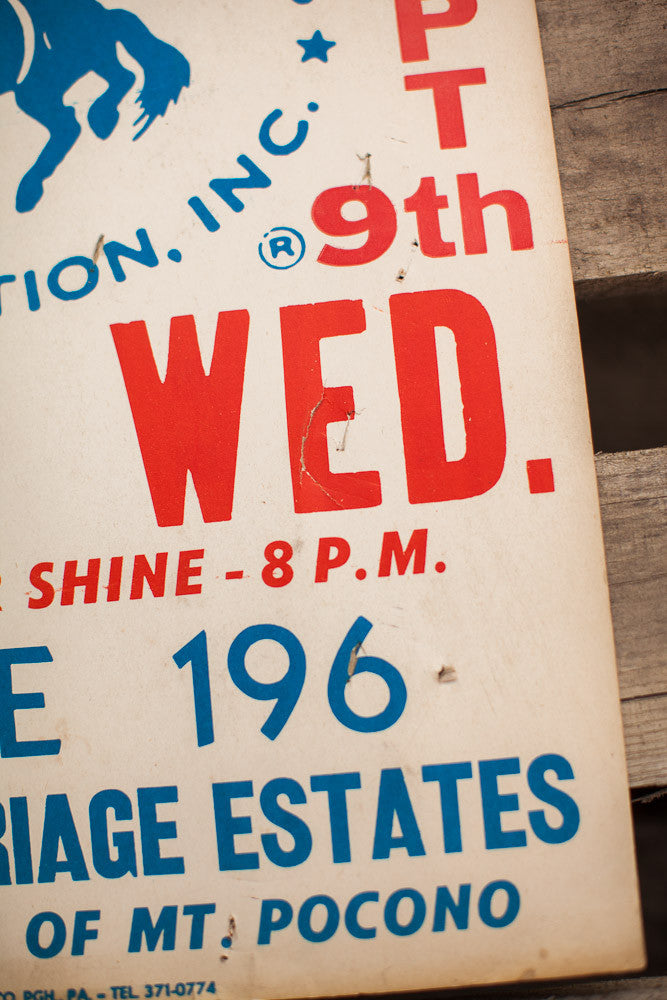 Mid Century Rodeo Poster