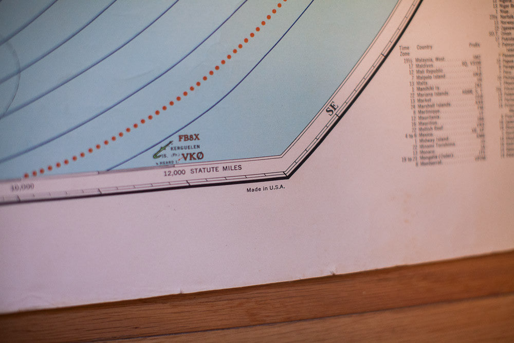 Vintage Amateur Radio Map
