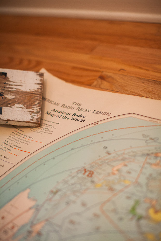 Vintage Amateur Radio Map