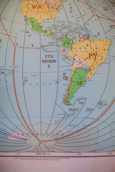 Vintage Amateur Radio Map