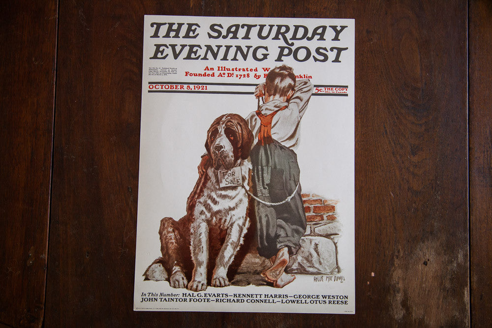 The Saturday Evening Post October 8 1921 Lithograph – Item #1424