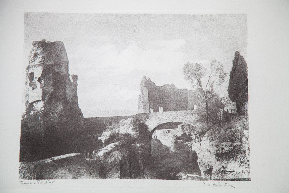 D.R. Peretti Griva Vintage Bromoil Transfer