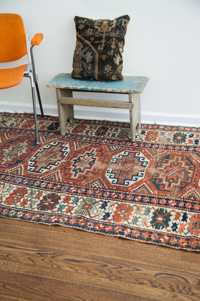 4x9 Antique Kazak Rug Runner