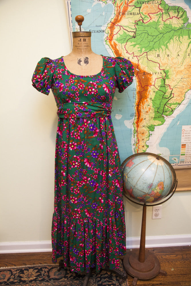 Vintage Floral Spring Dress