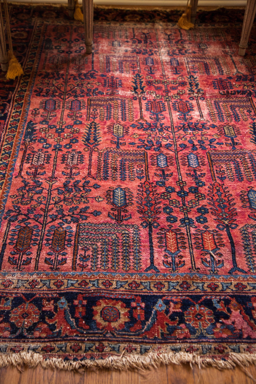 5x6 Painted Vintage Lilihan Square Rug