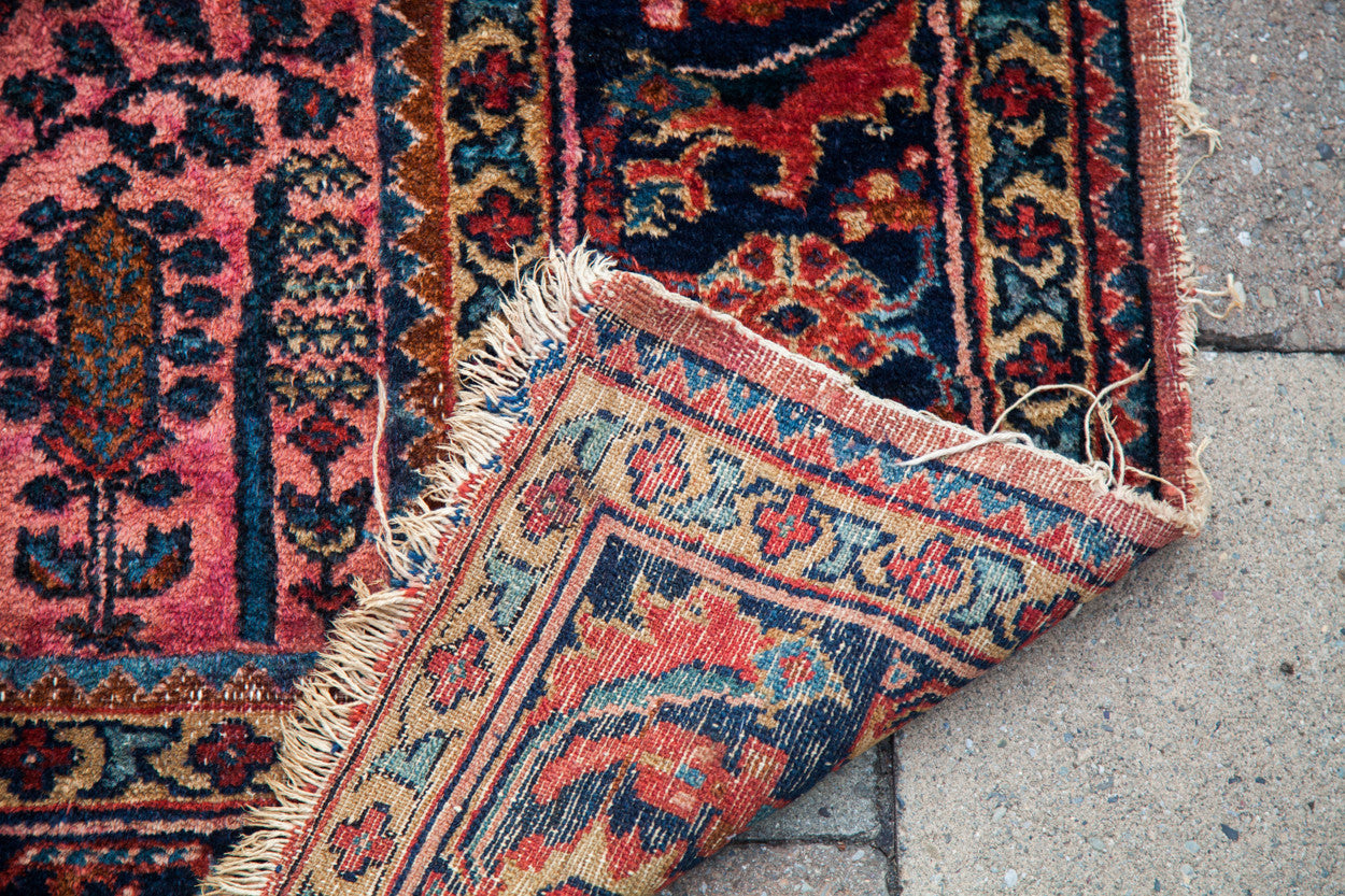 5x6 Painted Vintage Lilihan Square Rug