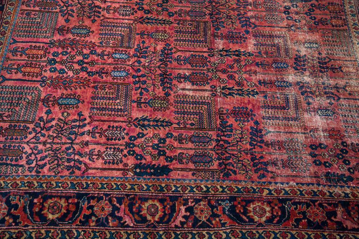 5x6 Painted Vintage Lilihan Square Rug