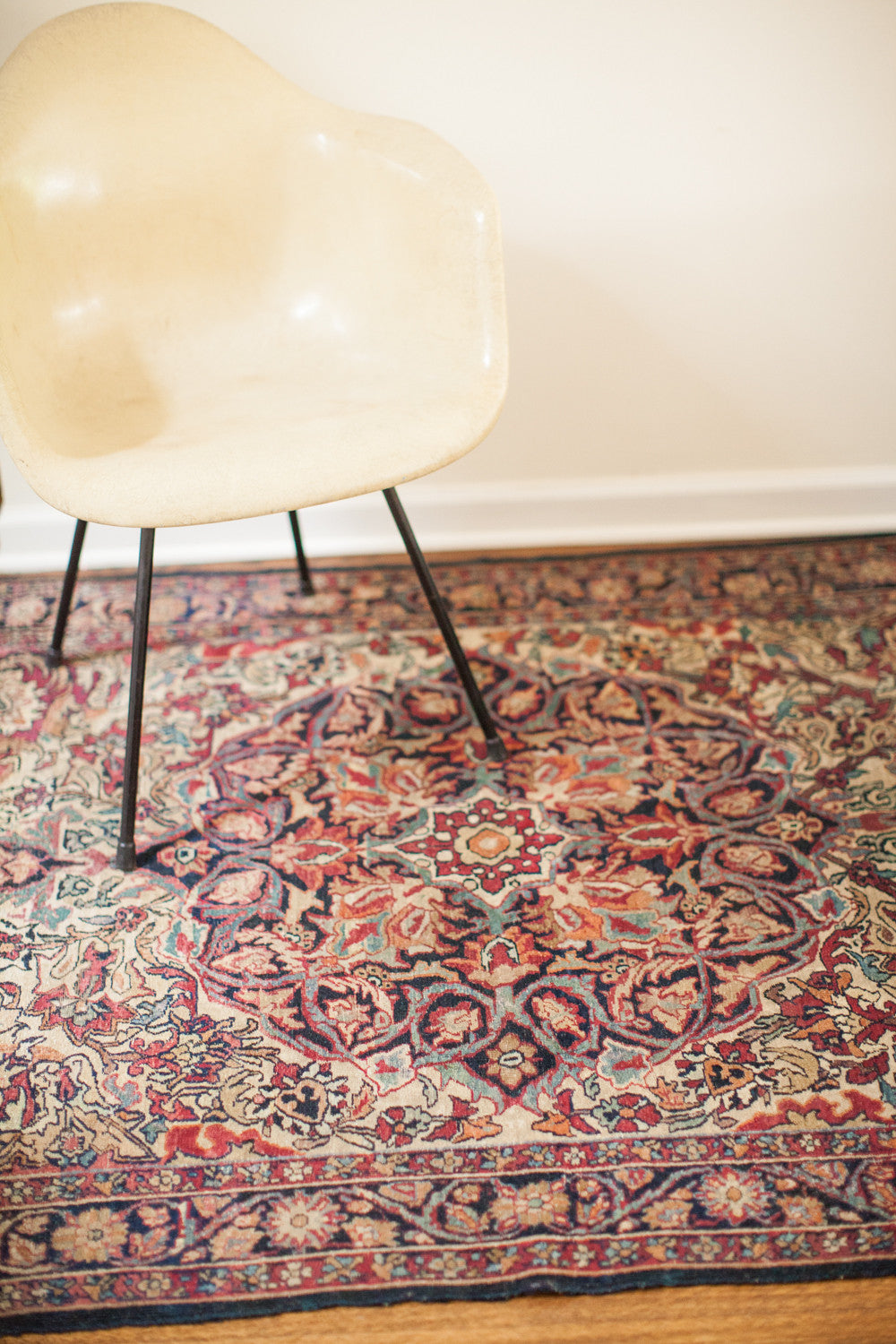 4x6 Antique Persian Kerman Area Rug