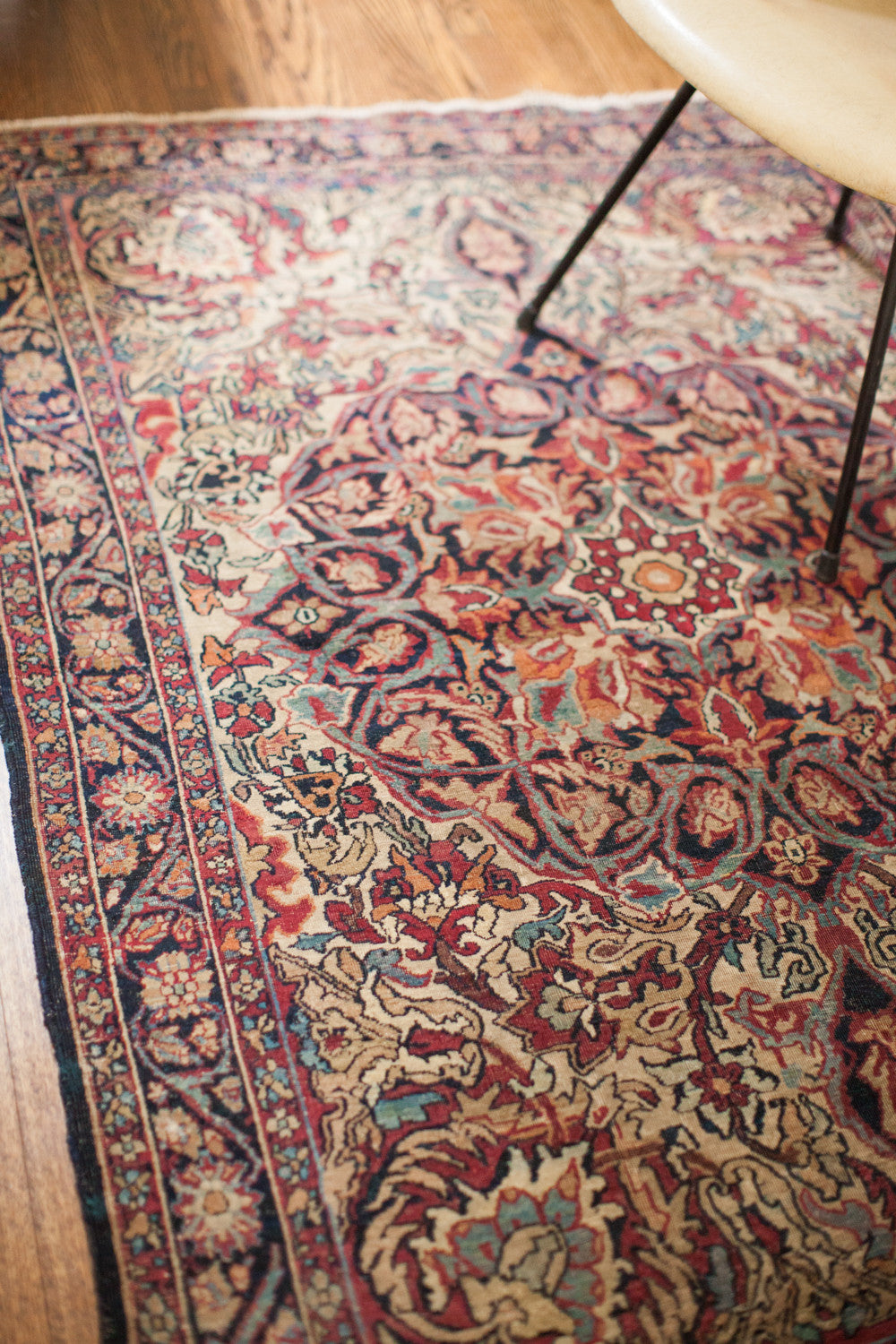 4x6 Antique Persian Kerman Area Rug