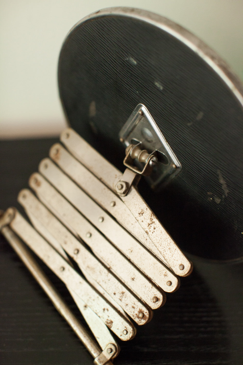 Vintage Beveled Glass Shaving Mirror