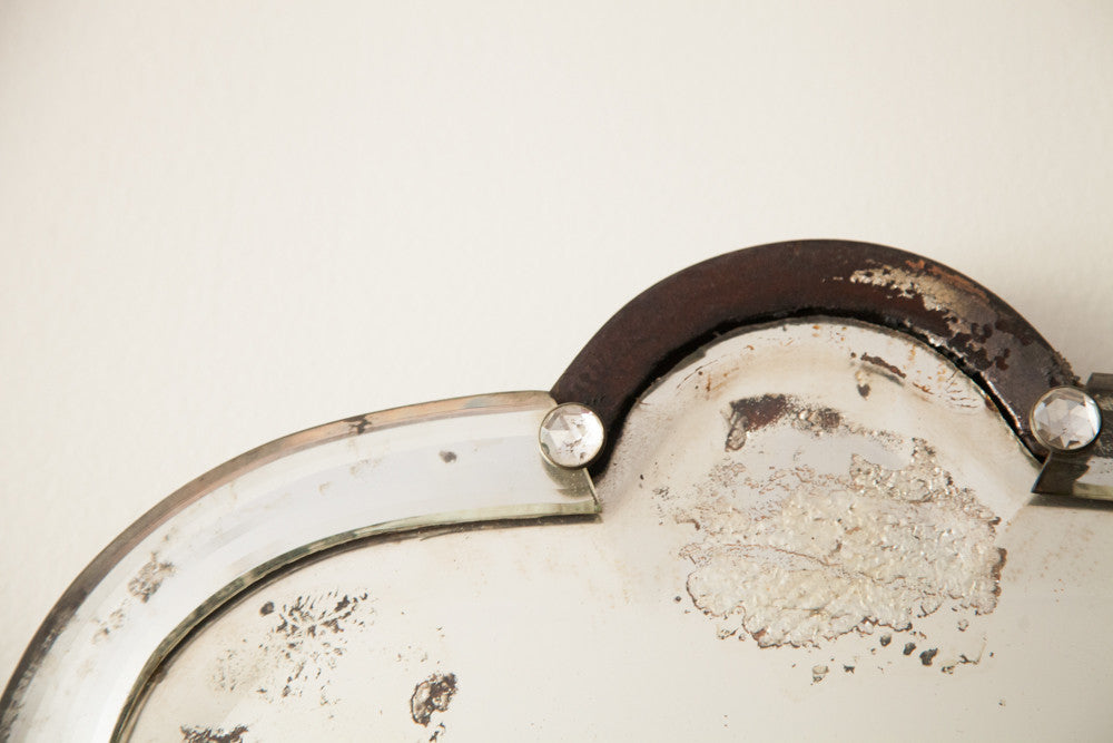 Vintage 1930s Bell Shaped Beveled Glass Deco Mirrors