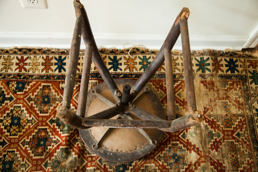 Victorian Antique Industrial Wooden Stool