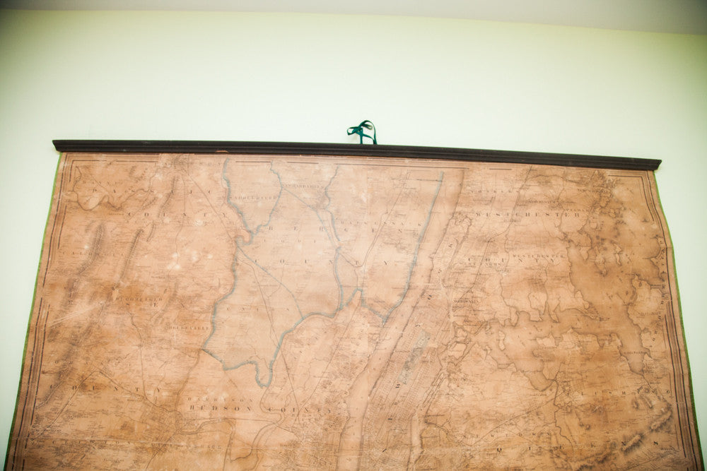 Rare 1860 Antique New York City Environs Manhattan Brooklyn Harlem Pul ...