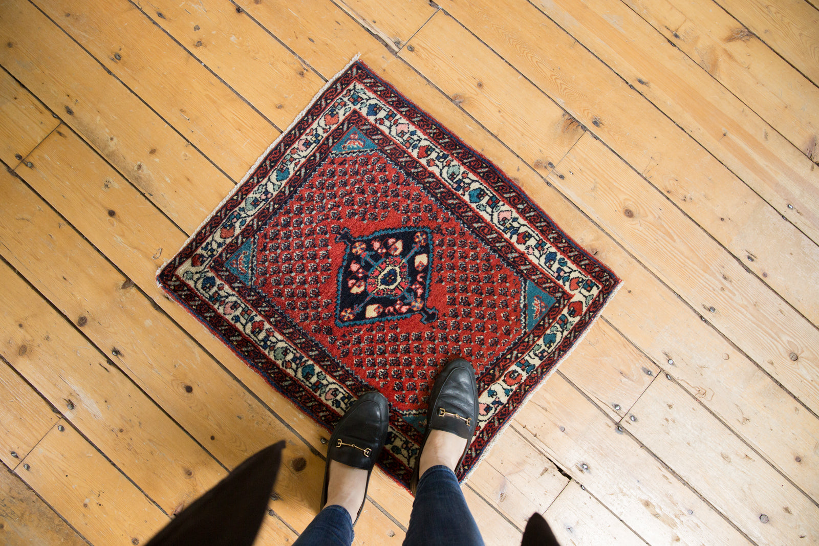 Vintage Engelas Persian Rug 1'11" x 2'4" | circa 1940s