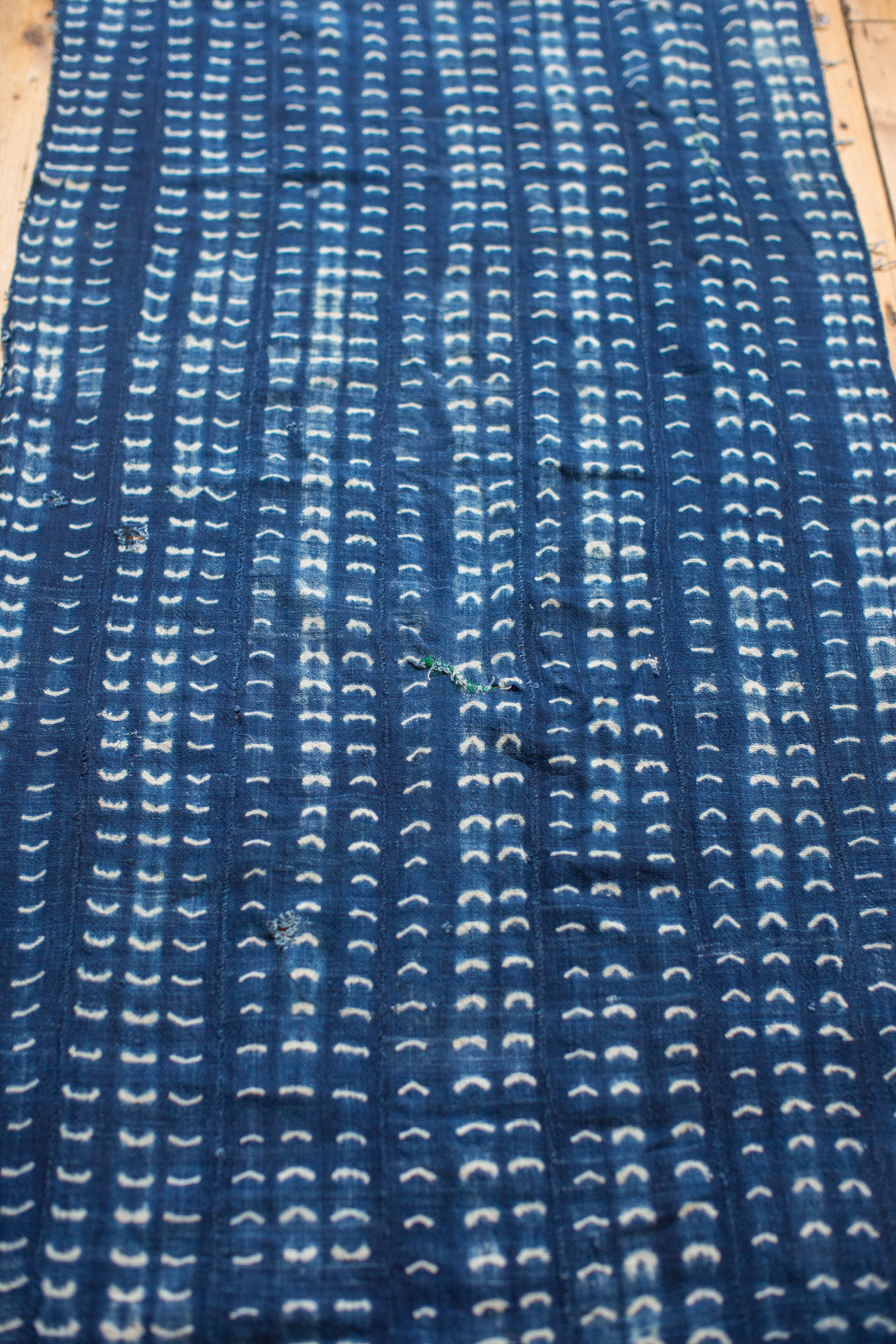 2.5x5 Batik Blue Textile Runner