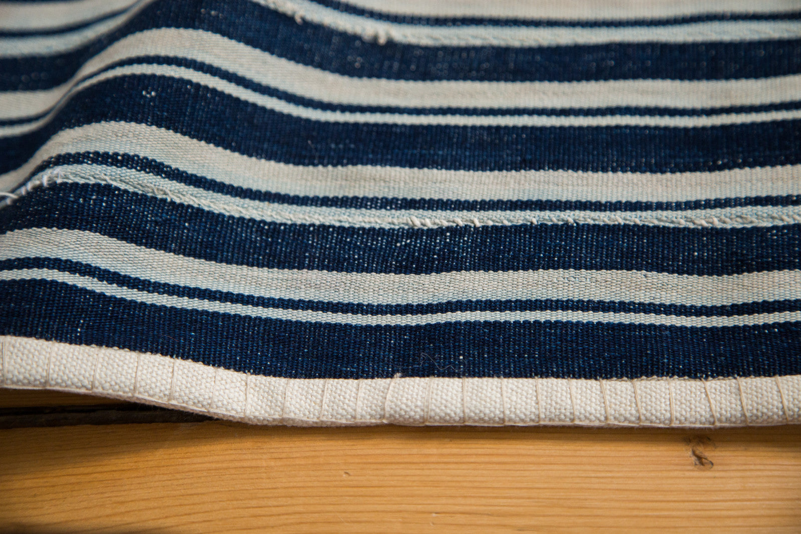 2.5x5 Indigo Blue Striped Rug Runner – Item #2071
