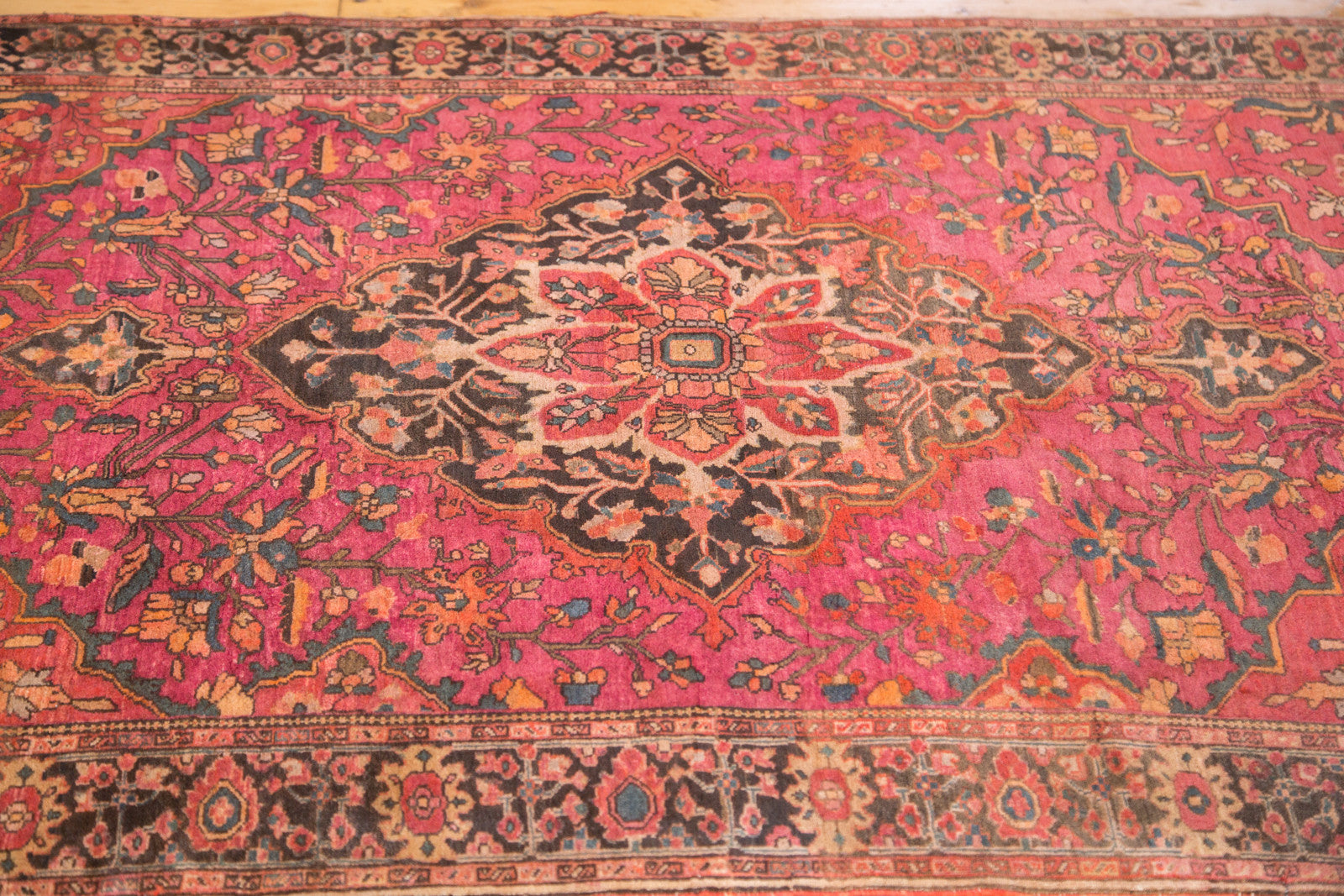 3.5x5 Vintage Farahan Sarouk Rug