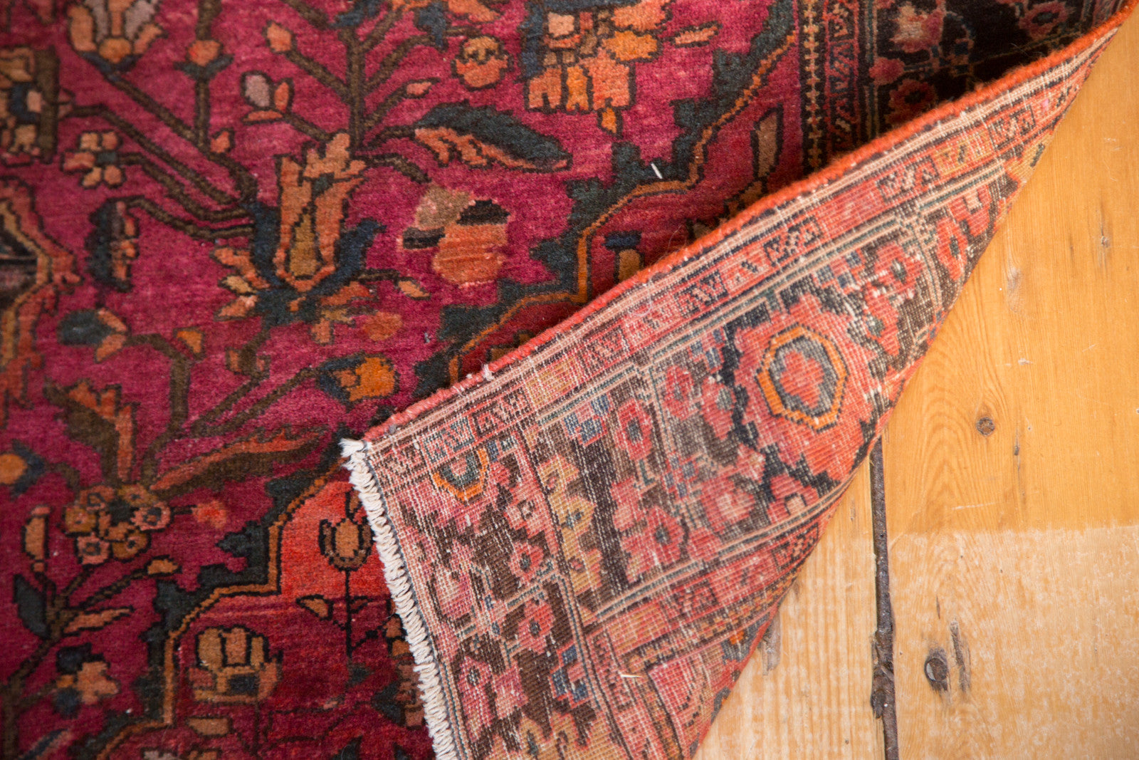 3.5x5 Vintage Farahan Sarouk Rug