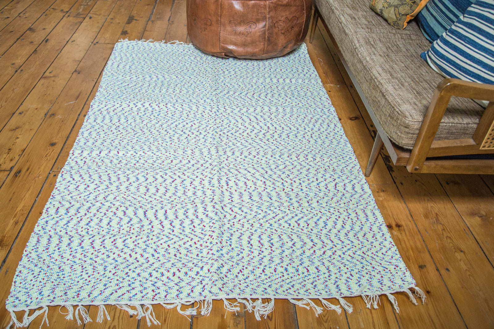 4x6 New Organic Cotton Kids Room Rag Rug