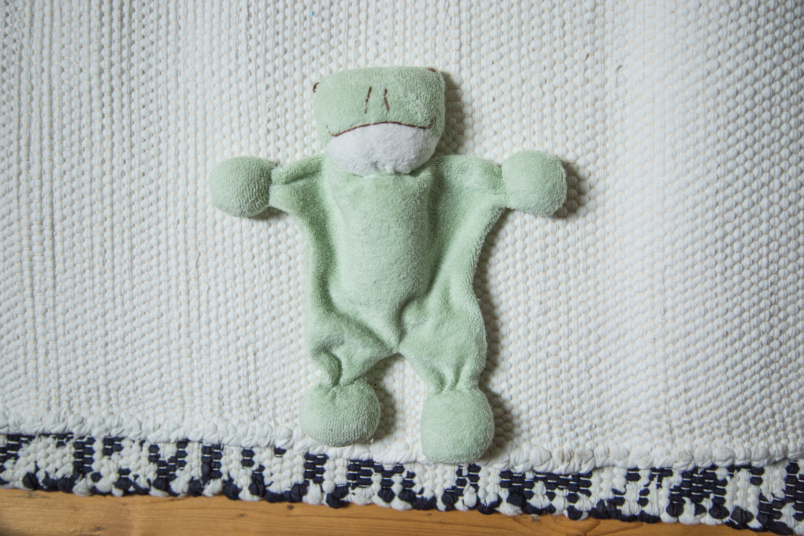 Organic Cotton Stuffed Animal Baby Frog