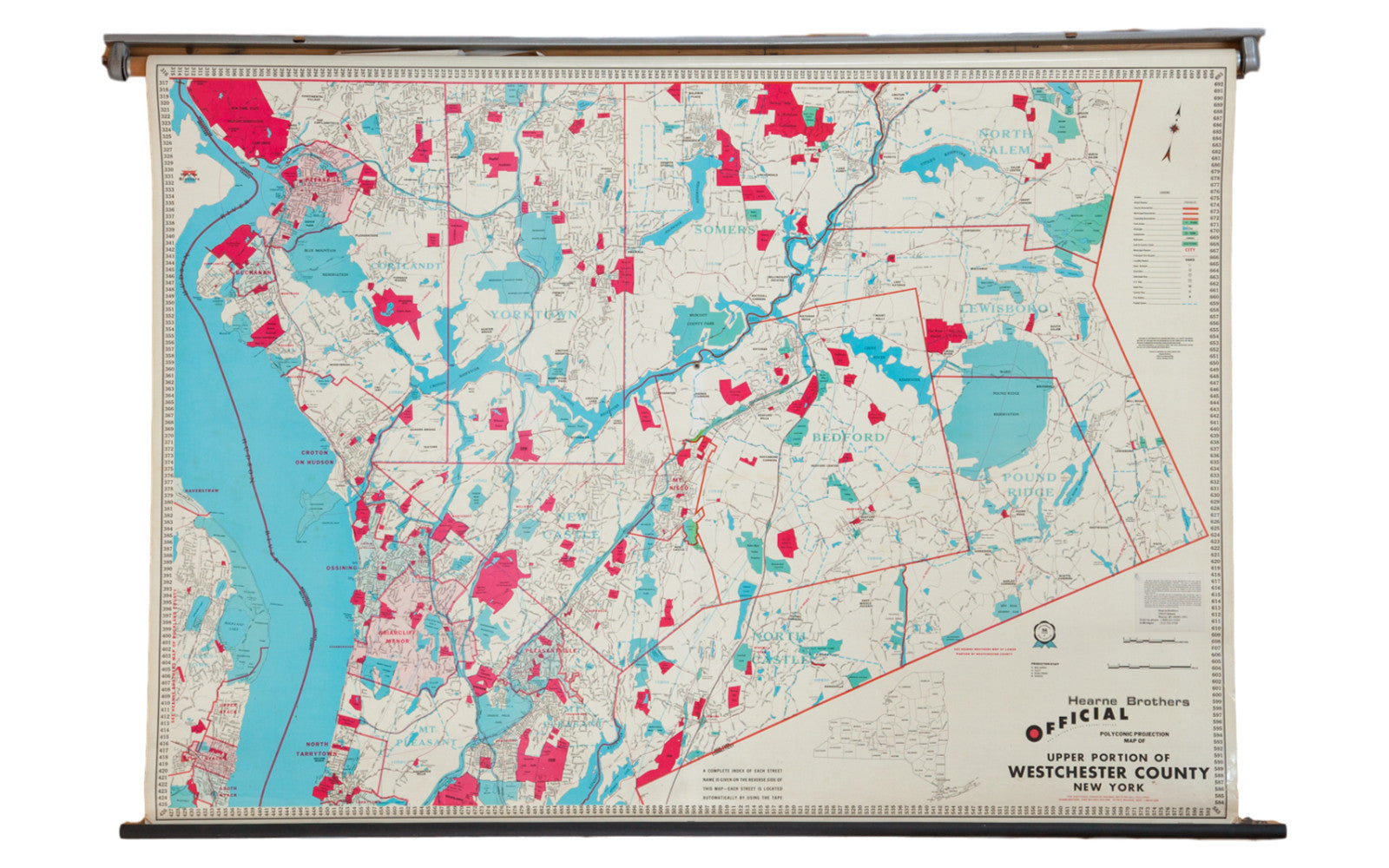 Vintage Pull Down Northern Westchester County NY