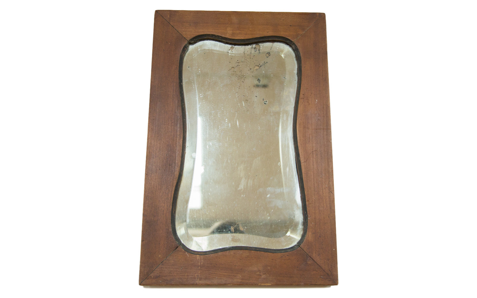 Art Deco Bell Beveled Glass Mirror
