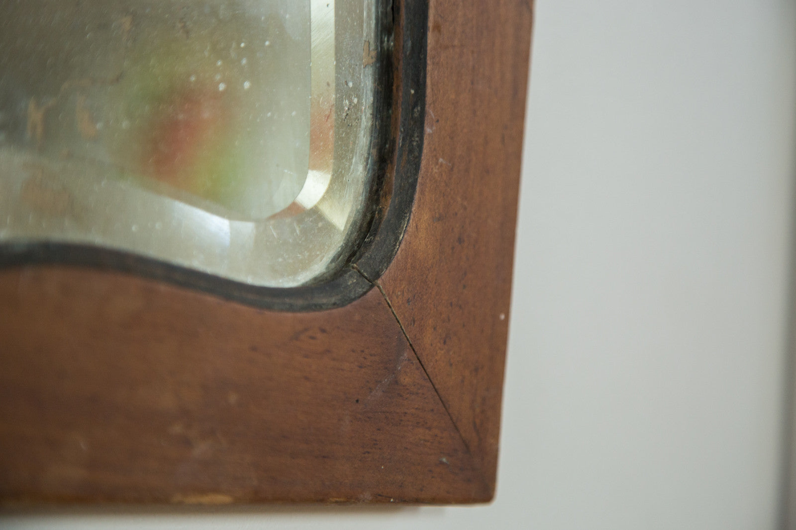 Art Deco Bell Beveled Glass Mirror