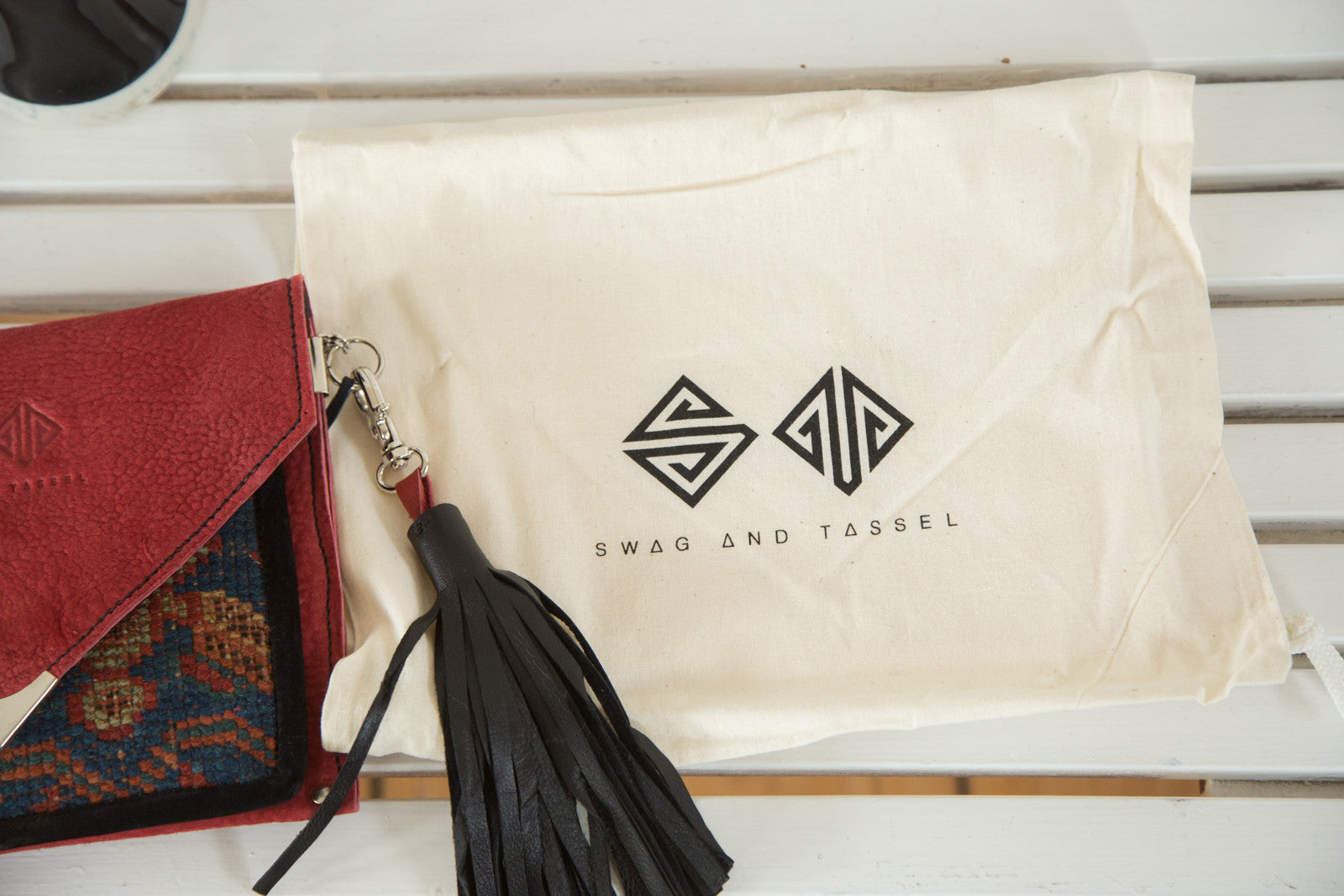 Handmade Rug Fragment Purse