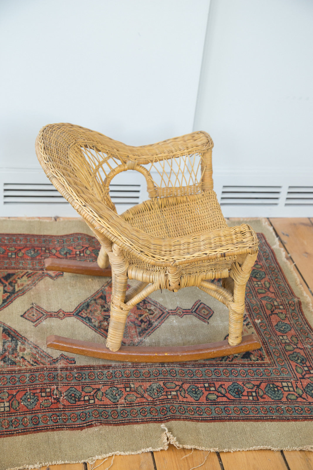 Vintage Boho Wicker Child's Chair – Item #2488