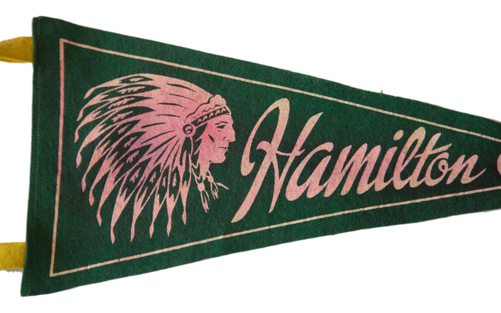 Hamilton Canada Vintage Felt Flag