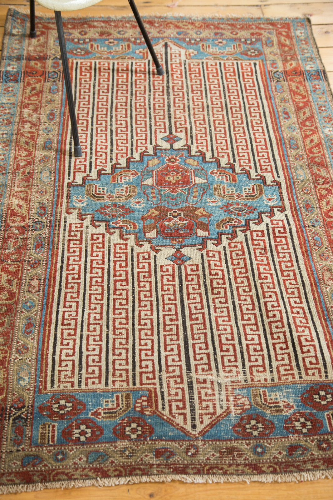 3.5x5.5 Rare Antique Colorful Malayer Rug