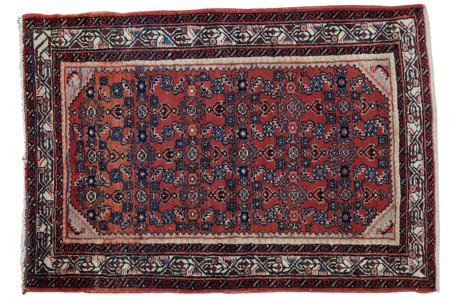 Vintage Engelas Persian Rug 3'6" x 4'11" | circa 1940s