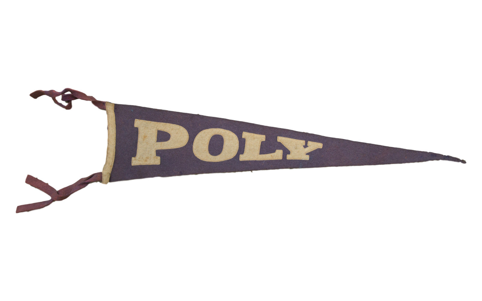 Antique Poly College Felt Flag Banner
