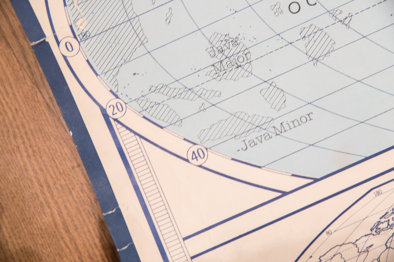 Vintage Denoyer Geppert World Map